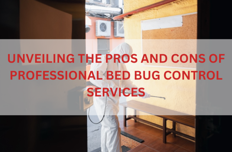 Pros and Cons of Professional Bed Bug Control Services